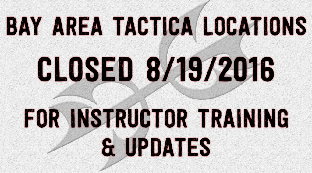 Closed for Instructor Training Day